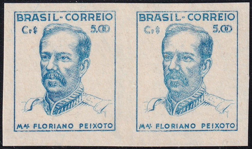 Classic Stamps - Brazil 1950 Sc 667 imperf pair MNGAI(*) - On the Ridge ...