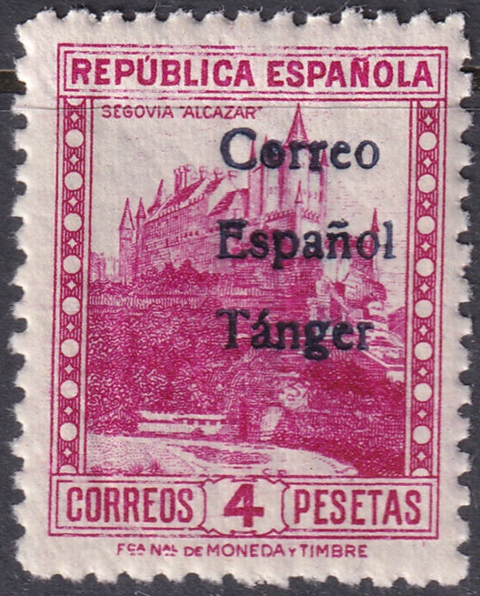 Classic Stamps - Spanish Tangier 1938 Ed 107 Tánger MNH** - On the ...