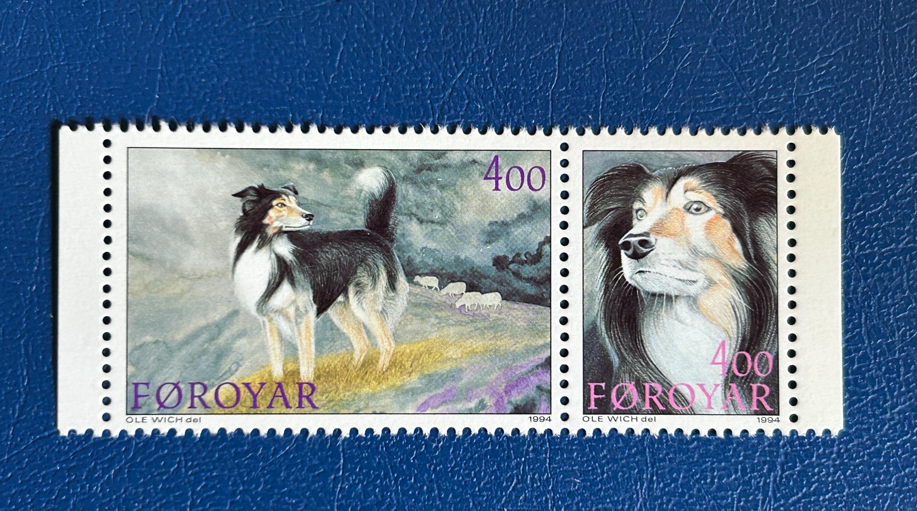 Faroe Islands- 1994 - Faorese Sheepdog - MNH** – On the Ridge Stamps
