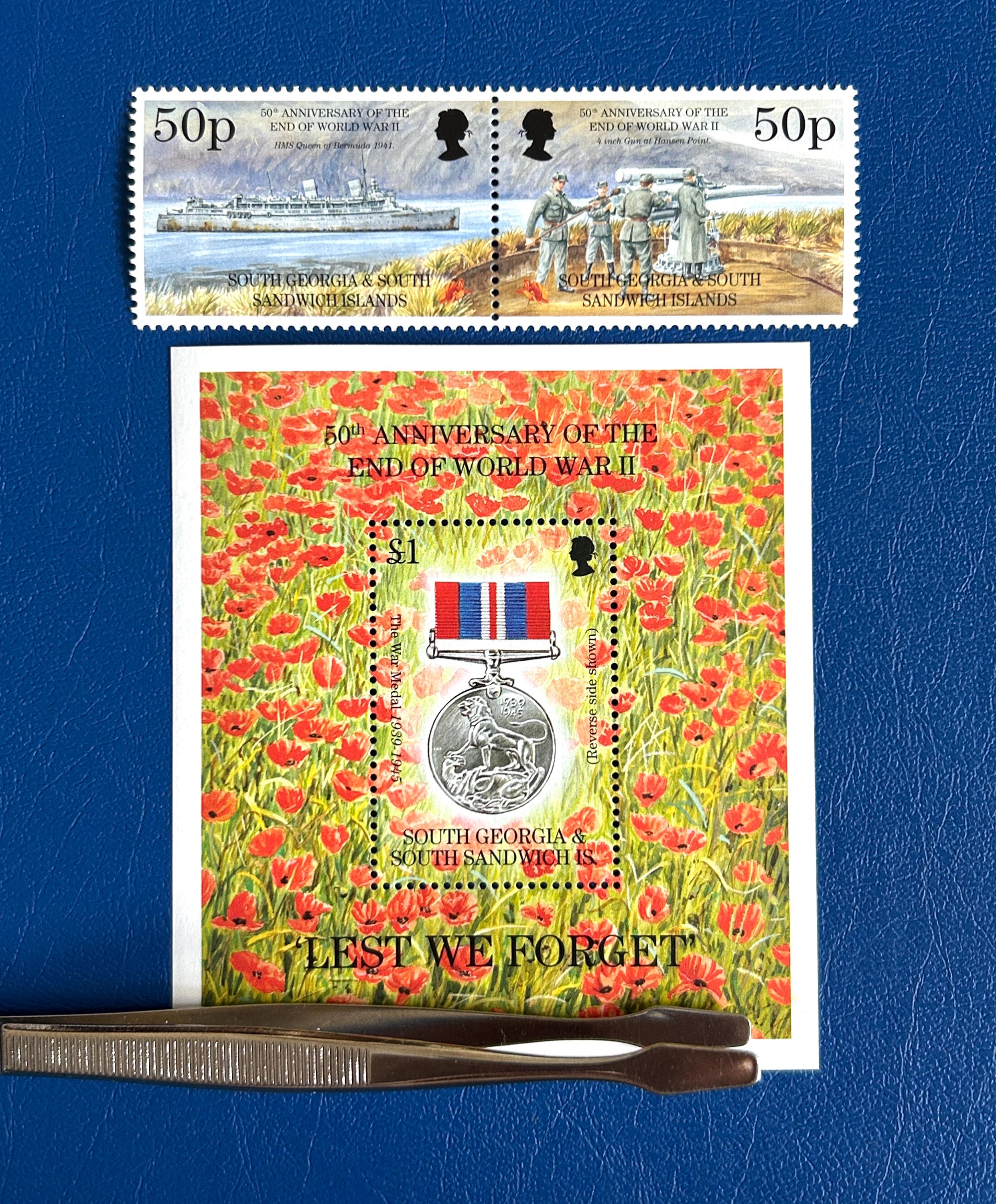 South Georgia & Sandwich Islands - 1995 - End of World War II - MNH ...