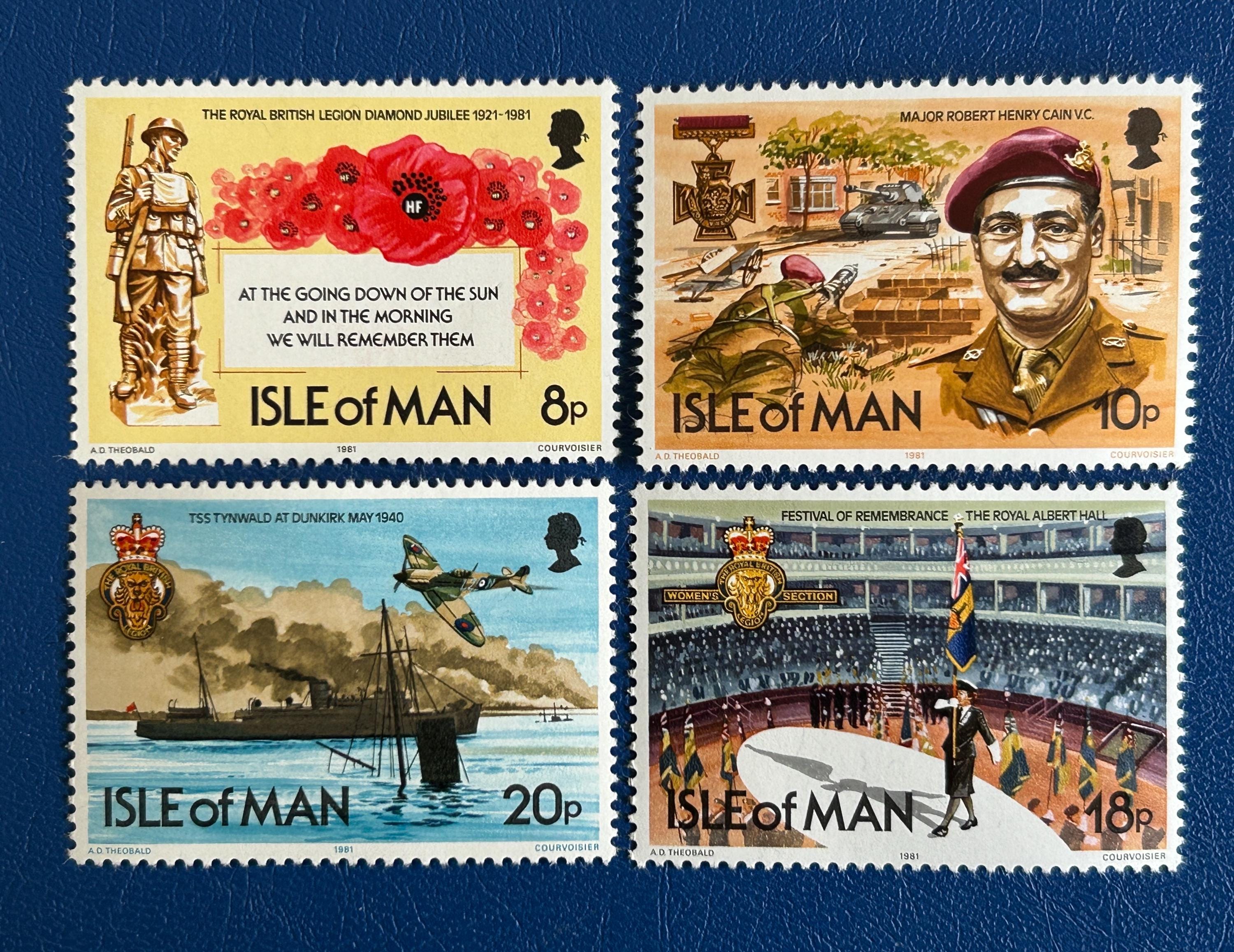 Isle of Man - 1981 - Royal British Legion Diamond Jubilee – On the ...