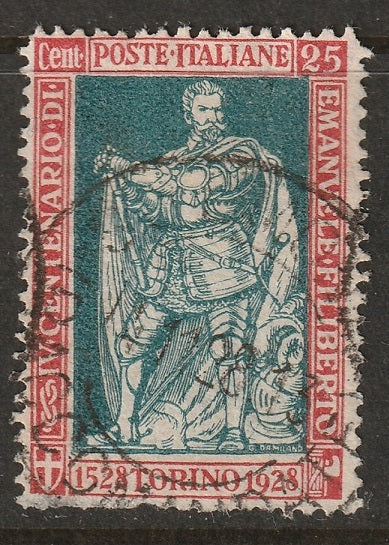 Classic Stamps - Italy 1928 Sc 202a used - On the Ridge Stamps