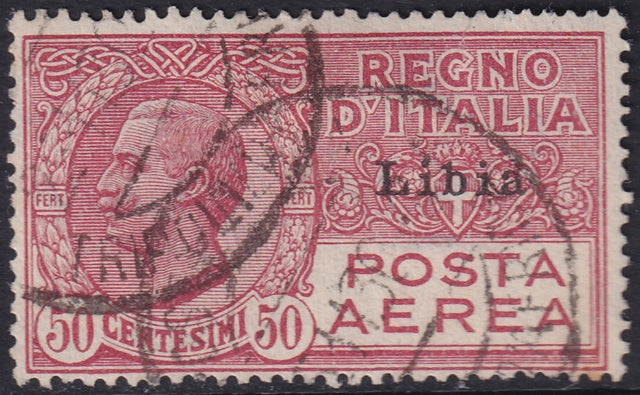 Classic Stamps - Libya 1928 Sc C1 air post used - On the Ridge Stamps