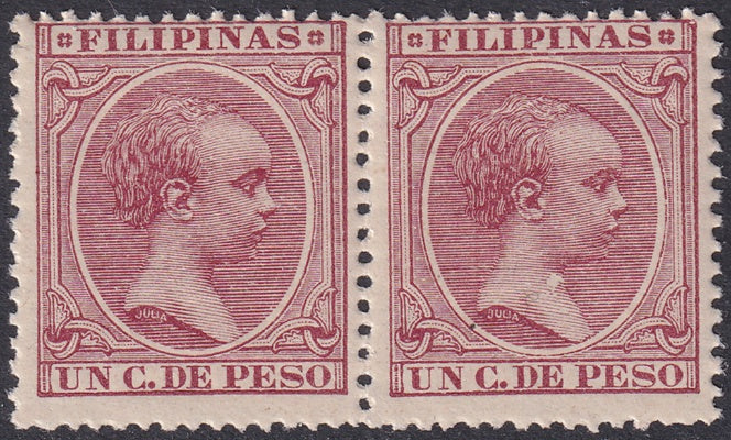 Classic Stamps - Philippines 1897 Sc 143 pair MNH** - On the Ridge Stamps