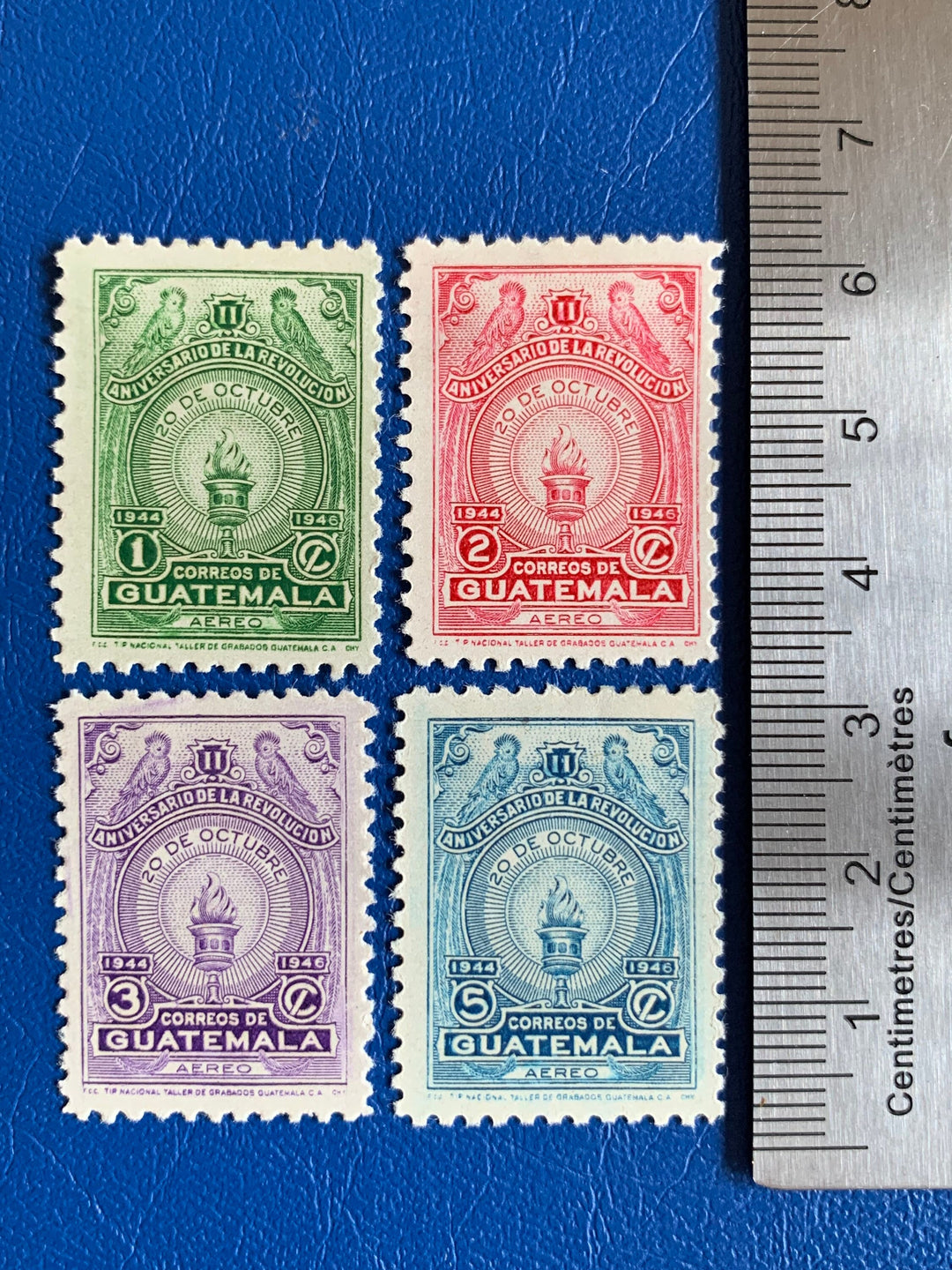 Guatemala- Original Vintage Postage Stamps- 1951 Universal Postal Union ...