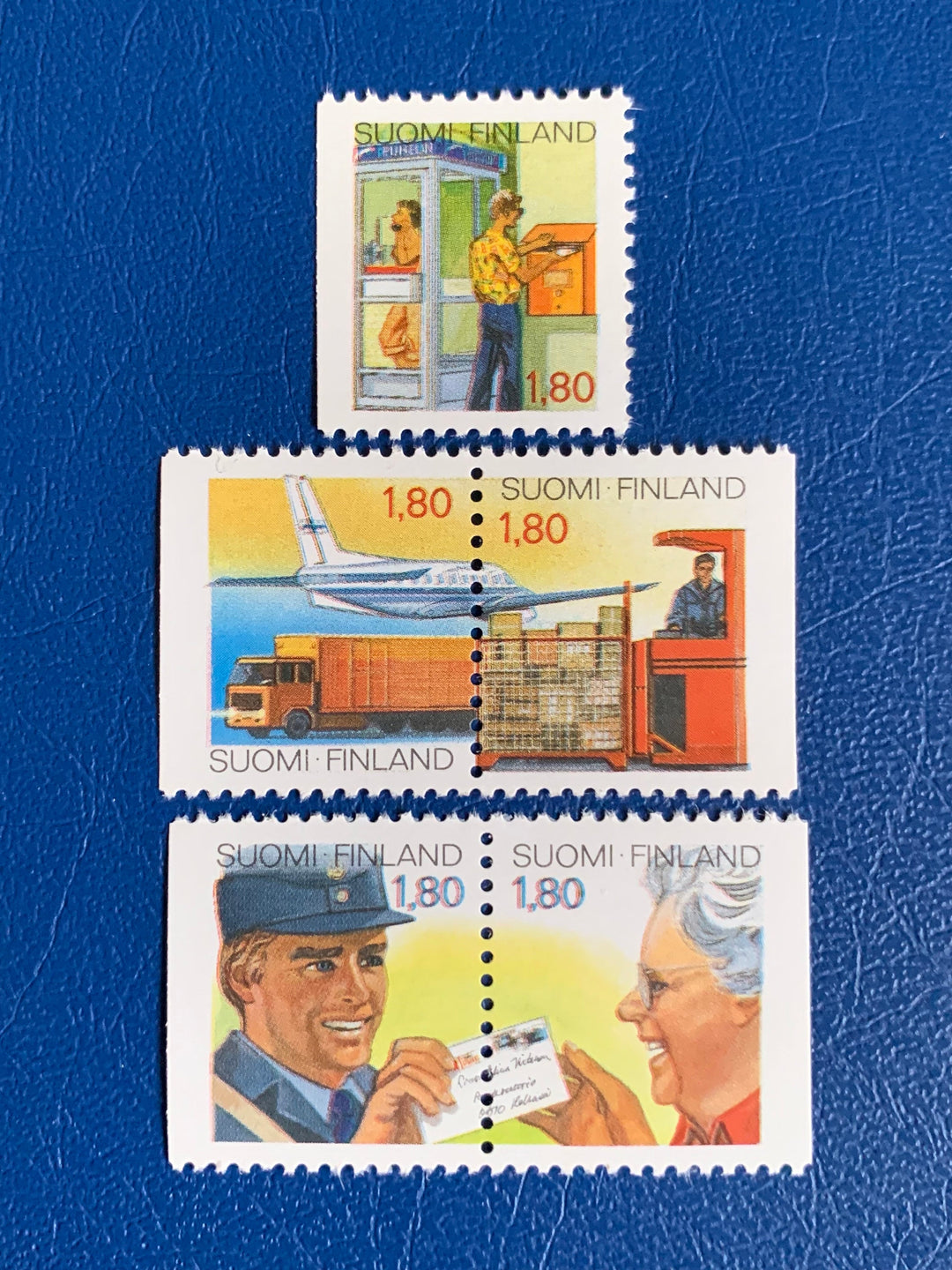 Finland -Original Vintage Postage Stamps- 1988 Finnish Postal Service ...