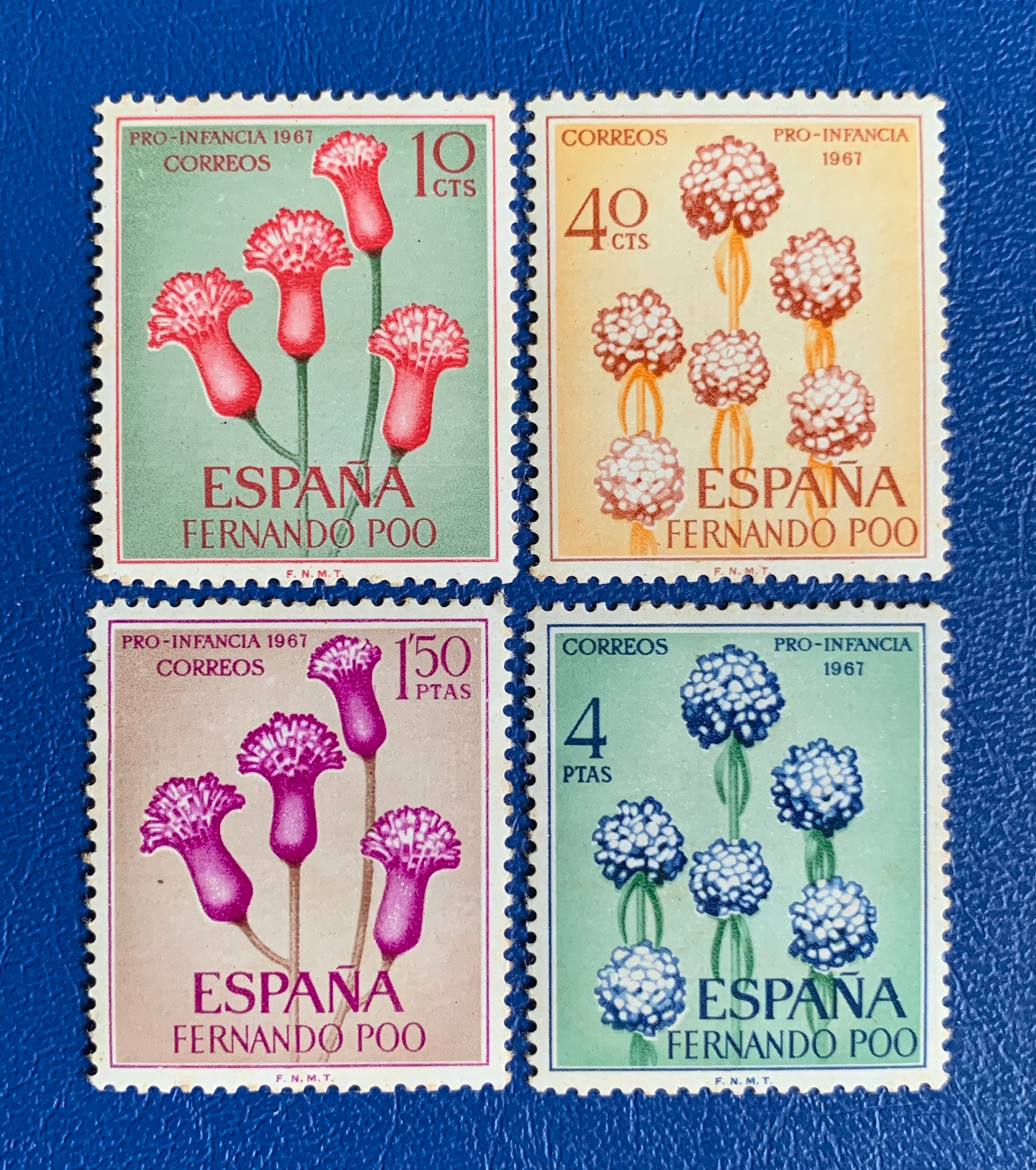 Spanish Fernando Po -Original Vintage Postage - 1967 For the Children ...