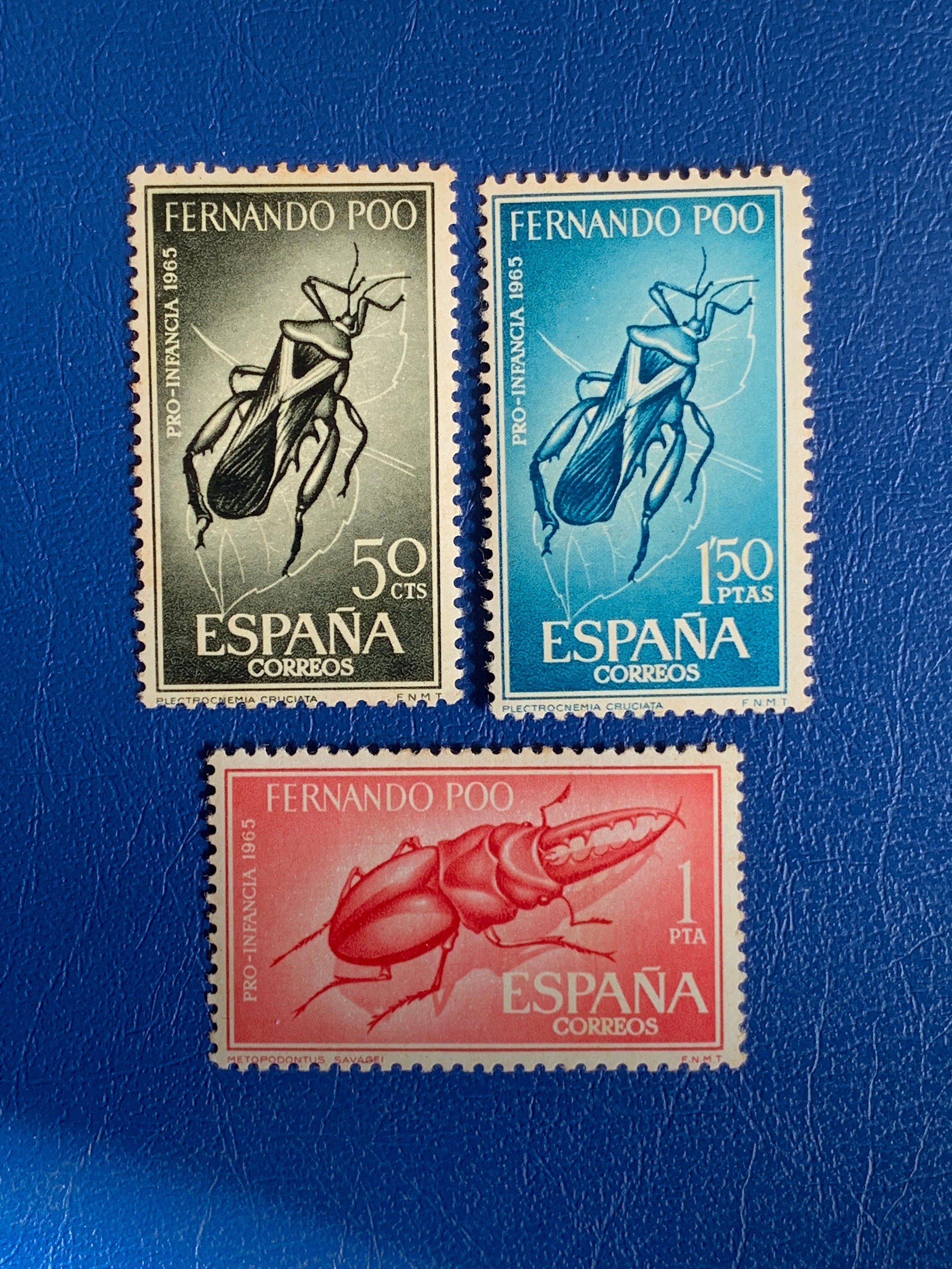 Spanish Fernando Po -Original Vintage Postage - 1965 - Pro Children ...