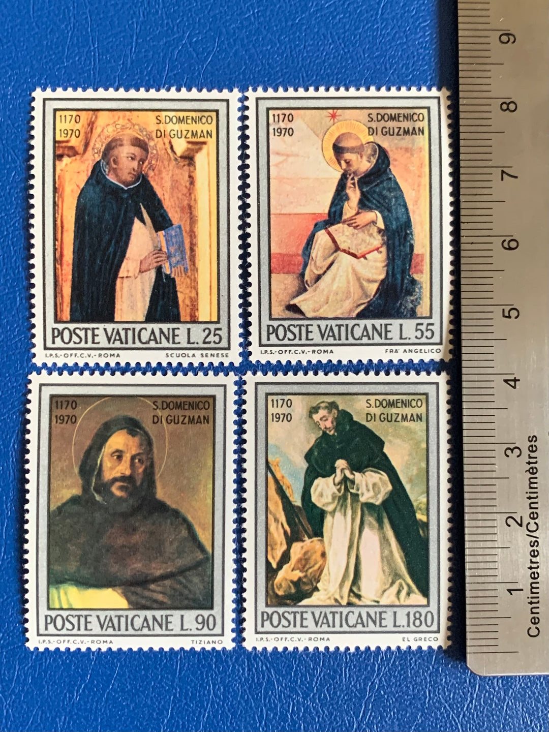 Vatican - Original Vintage Postage Stamps- 1971 - St. Dominic de Guzman ...